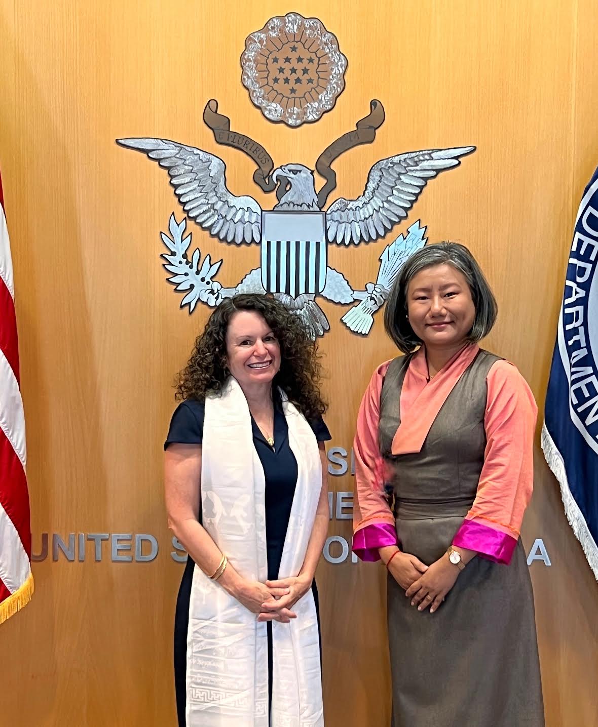 Representative Thinlay Chukki Briefed US Ambassador Michele Taylor on Tibet